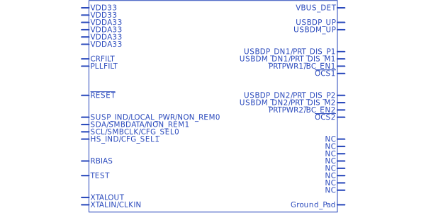 Usb2512b Aezg Microchip Datasheet Pdf Footprint Symbol And Technical Specs