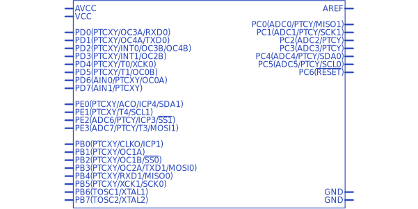 ATMEGA328PB-AU Microchip - Datasheet PDF, Footprint, Symbol & Technical Specs